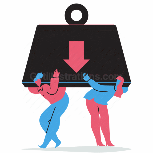 Download heavy, weight, lift, lifting, together, group, team, teamwork, working together- Basic ...